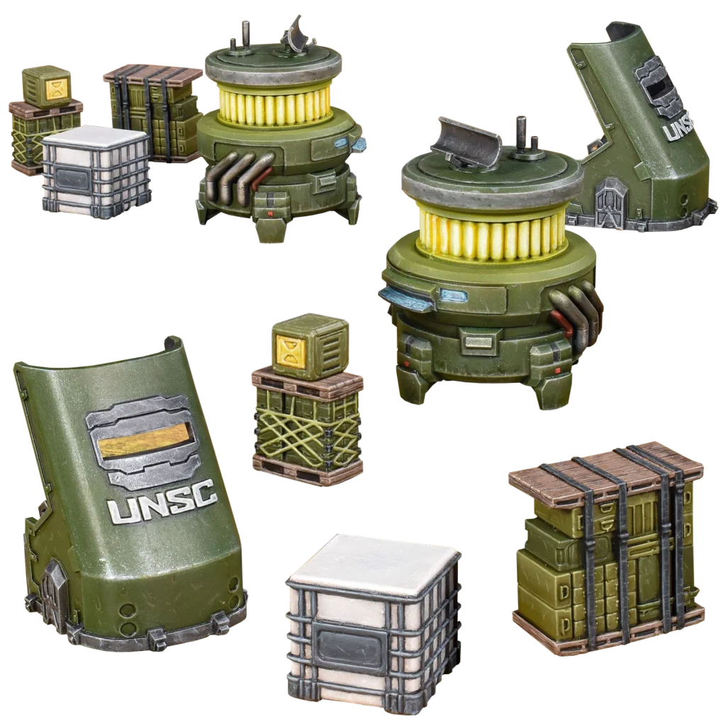 Halo Flashpoint: UNSC Scenery Set – BattlePub Games